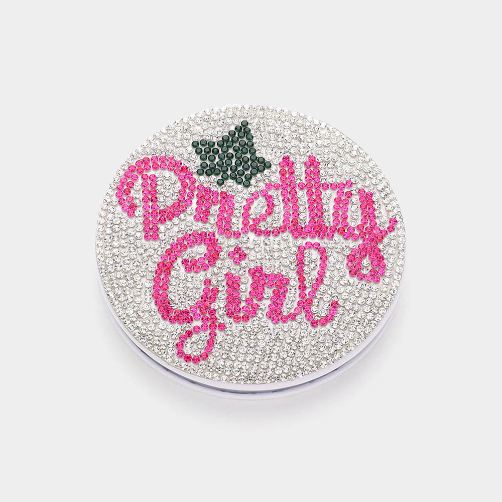 Alpha Kappa Alpha Inspired: Pretty Girl Compact Mirror